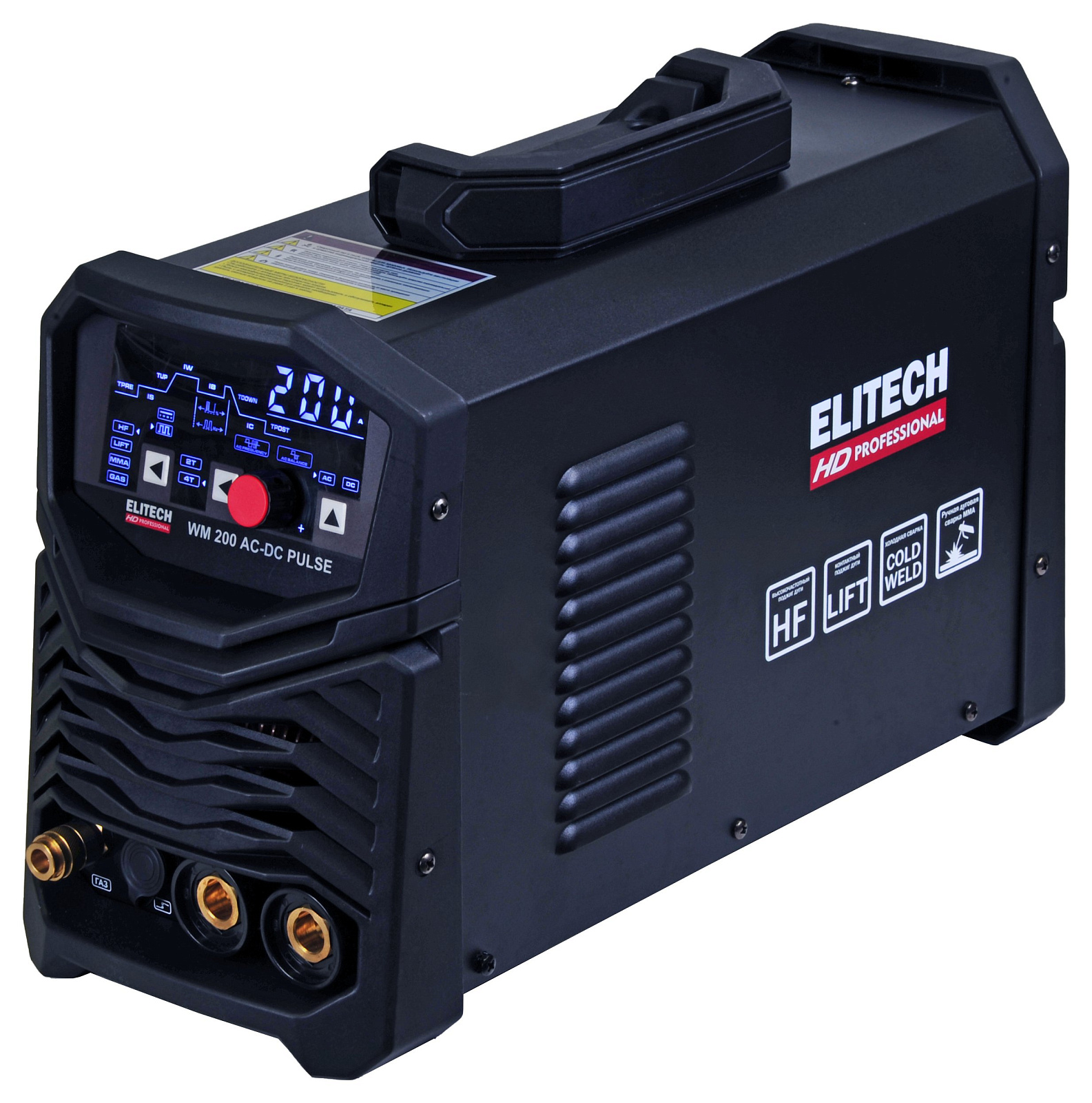 Инверторный сварочный аппарат WM 200 AC-DC PULSE Elitech купить на ...
